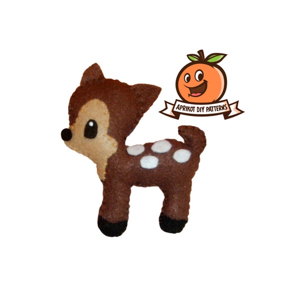 Little Deer Plush PDF Sewing Pattern and full tutorial | Etsy