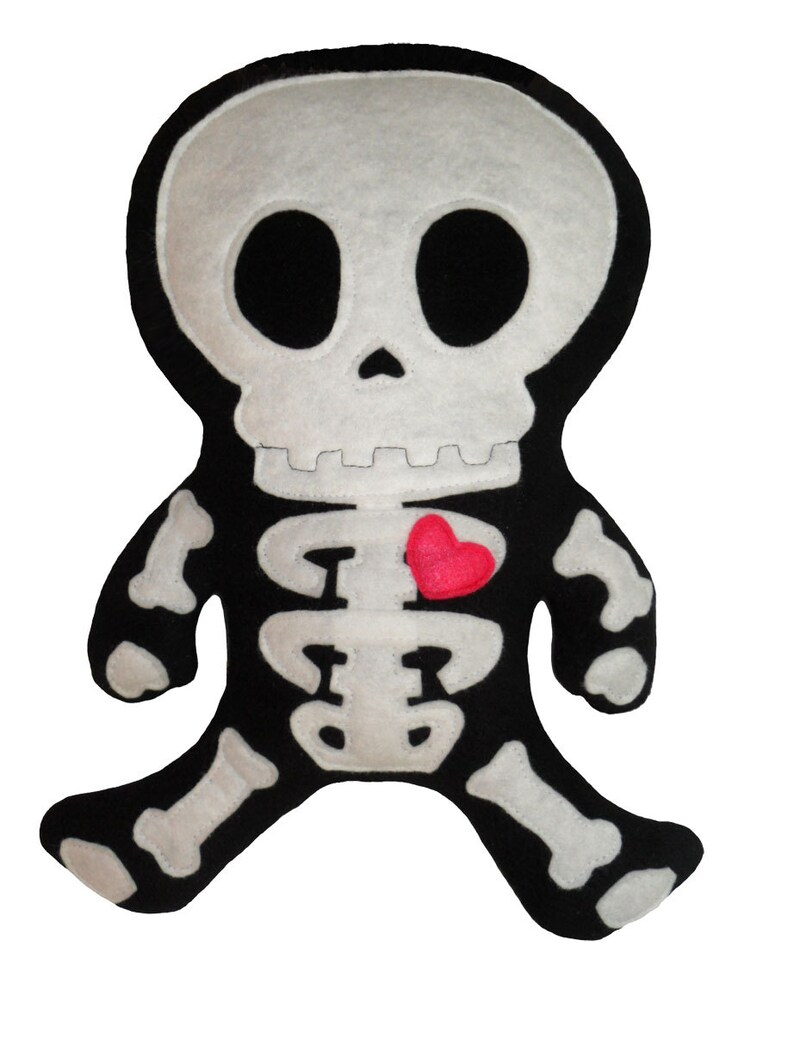 Charlie the Skeleton Plush - PDF Pattern and Full Tutorial - Etsy