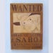 Sabo Wanted Poster – One Piece Wooden Bounty Poster - Etsy
