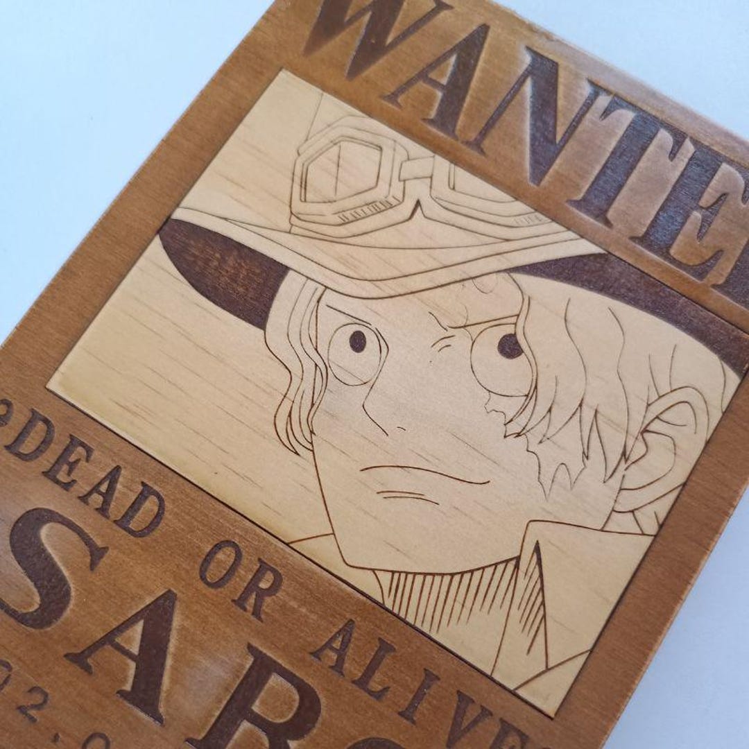 Sabo Wanted Poster – One Piece Wooden Bounty Poster - Etsy