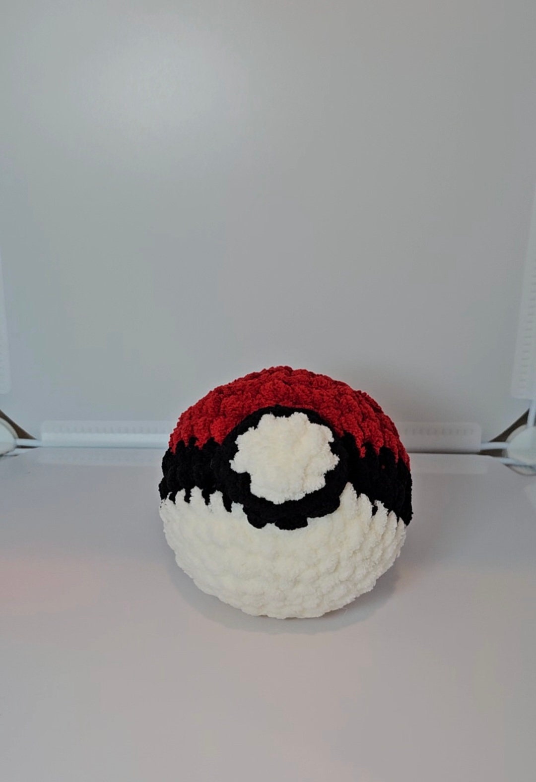Pokeball Plushie Pokemon Ball Crochet Pokeball Toy for Gift - Etsy