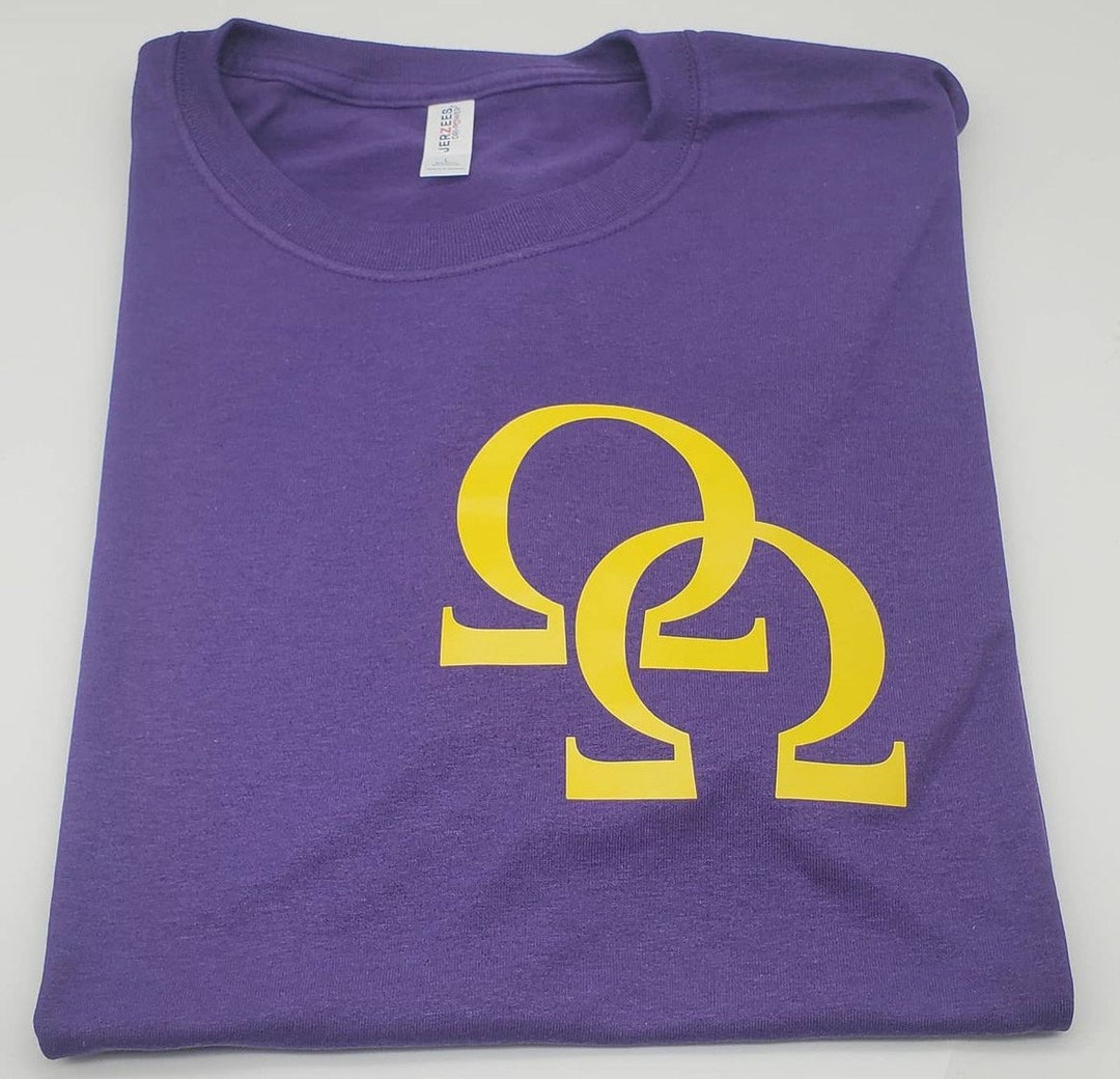 Omega Psi Phi Double Hooks T Shirt - Etsy