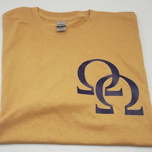 Omega Psi Phi Double Hooks T Shirt - Etsy