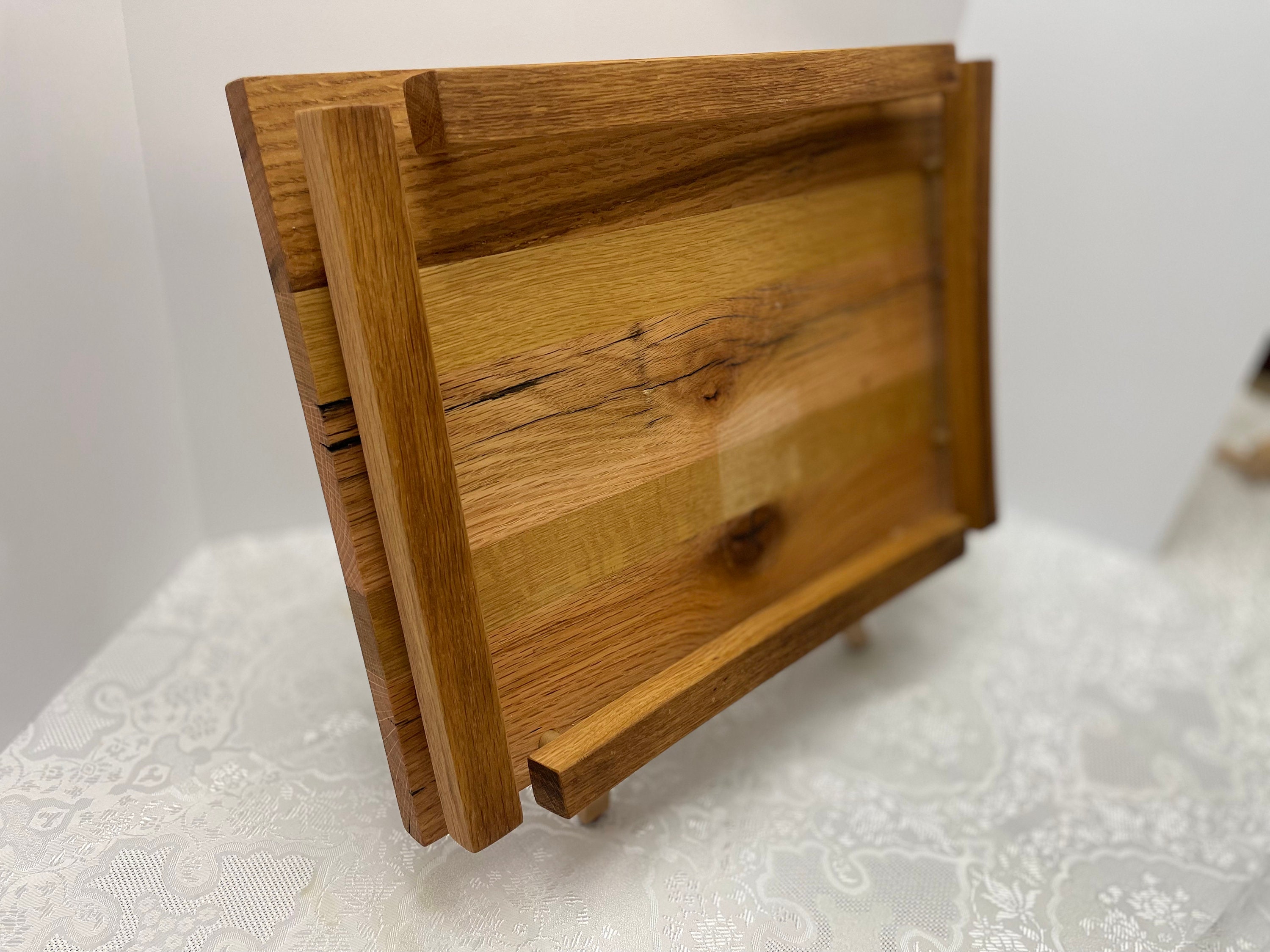 Handmade Wooden Serving Tray, Unique Handles Design, Artisan Tray ...