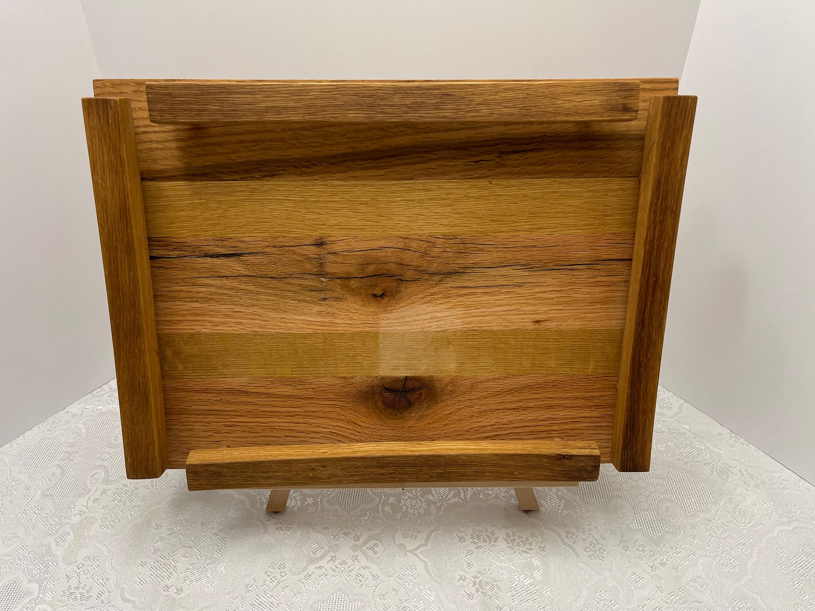 Handmade Wooden Serving Tray, Unique Handles Design, Artisan Tray ...