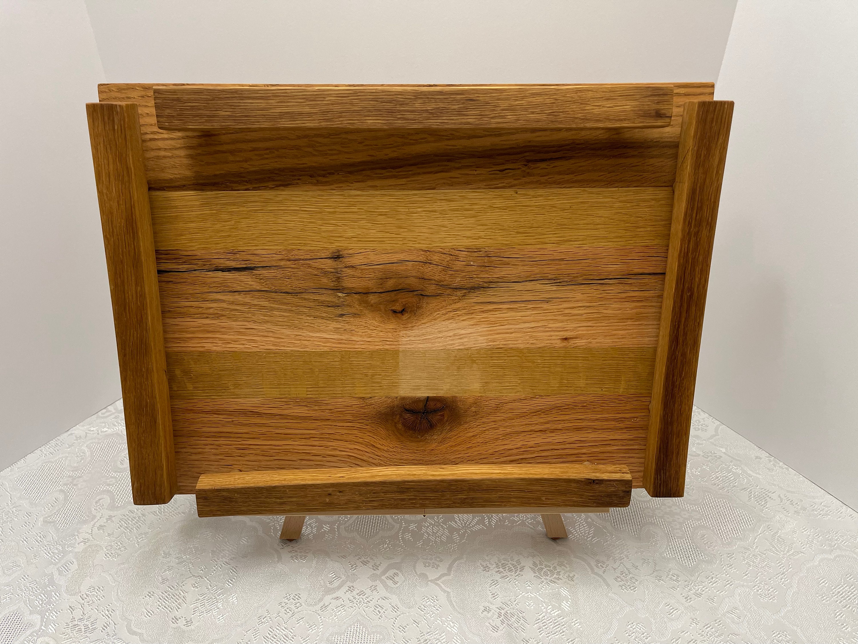 Handmade Wooden Serving Tray, Unique Handles Design, Artisan Tray ...