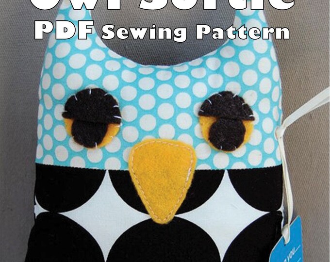 PDF Pattern Sewn Owl Softie Muse Patterns - Etsy