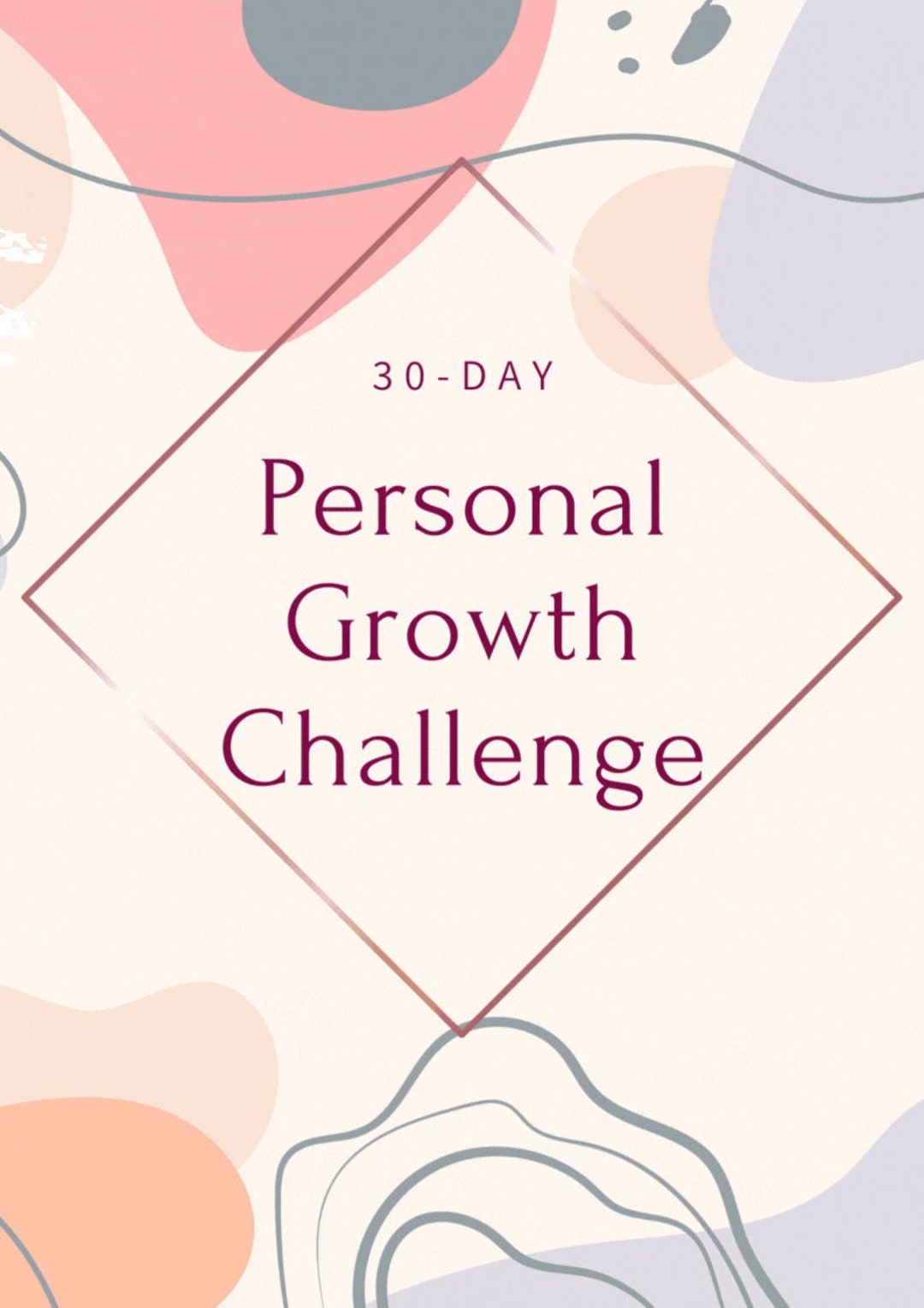 30 Day Personal Growth Challenge - Etsy