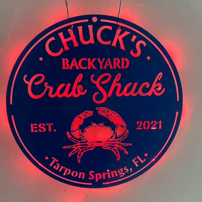 Crab Shack Sign - Etsy
