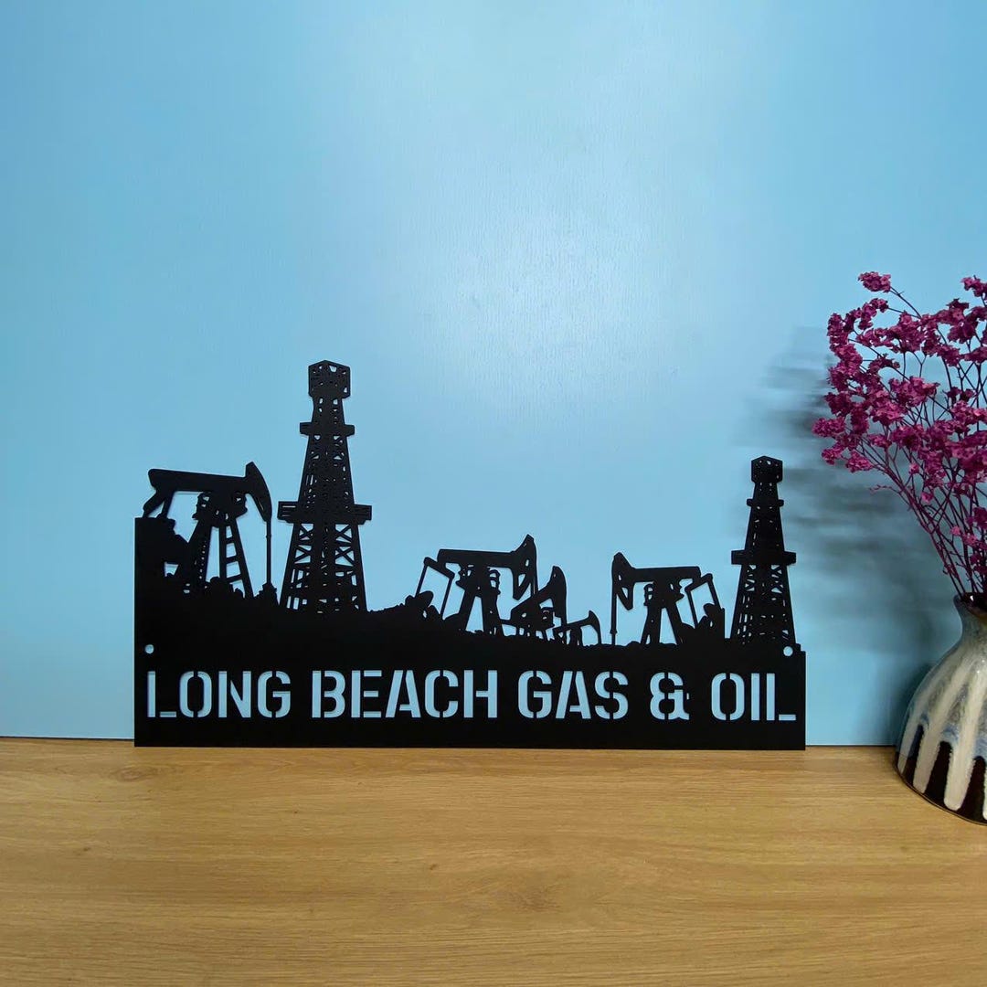 Personalized Oil Field Metal Signs, Custom Oil Rig Metal Name Sign ...