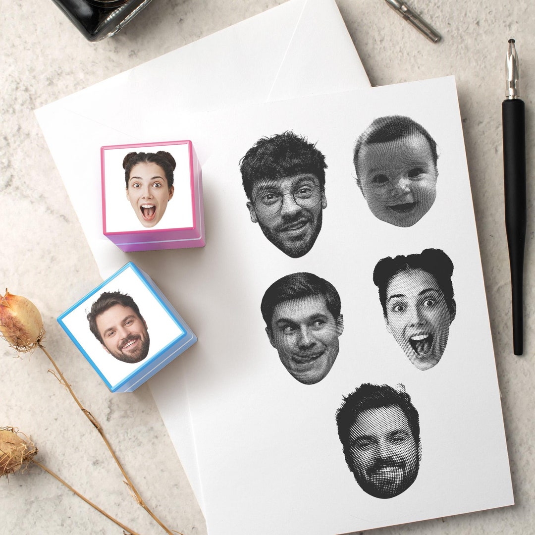 Custom Face Stamp Teacher Stamp Personalized Photo Stamp With Face ...
