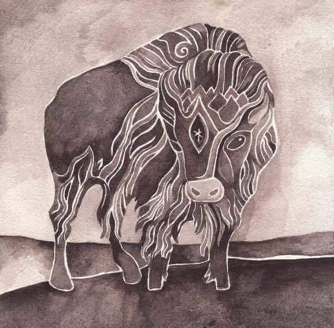 Star Bison Giclee print by Megan Noel - Etsy.de