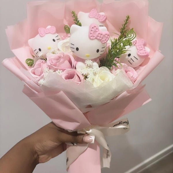 Hallo Kitty Bouquet - Etsy