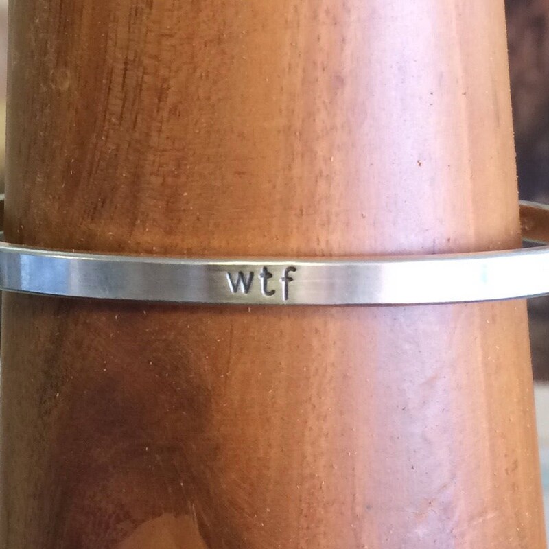 Wtf Bracelet - Etsy