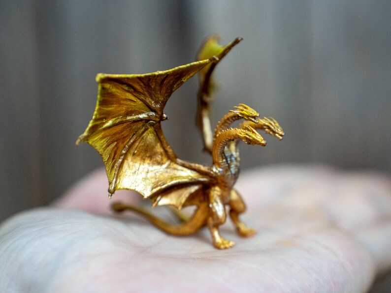 King Ghido.rah. Figure Handmade, Mini Resin Handmade Figure - Etsy