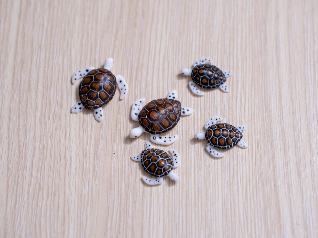 Mini Handmade Turtle Figure Made by Lina - Etsy