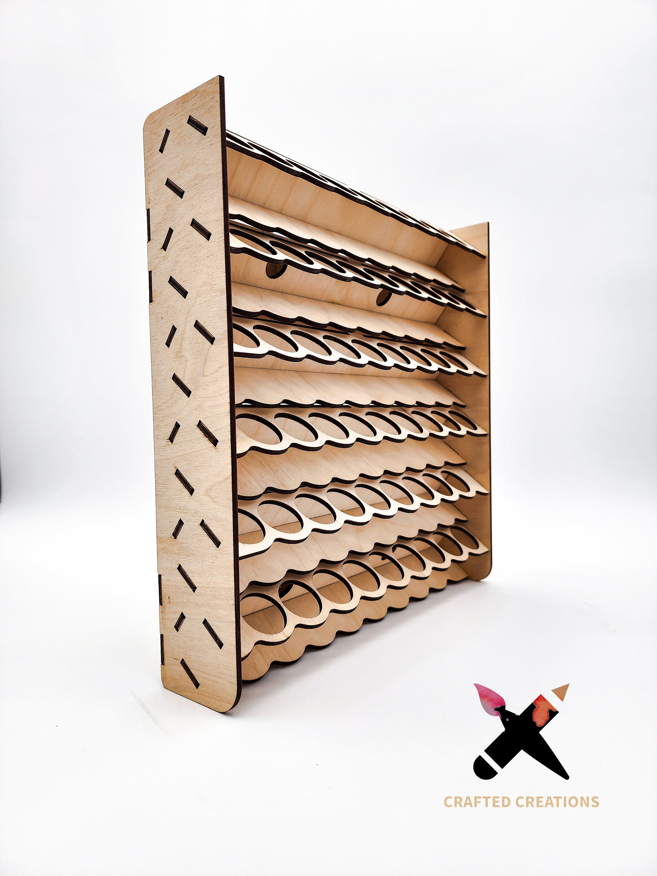 Wall Mount Series 54-hole Paint Rack for Vallejo / Army Painter - Etsy