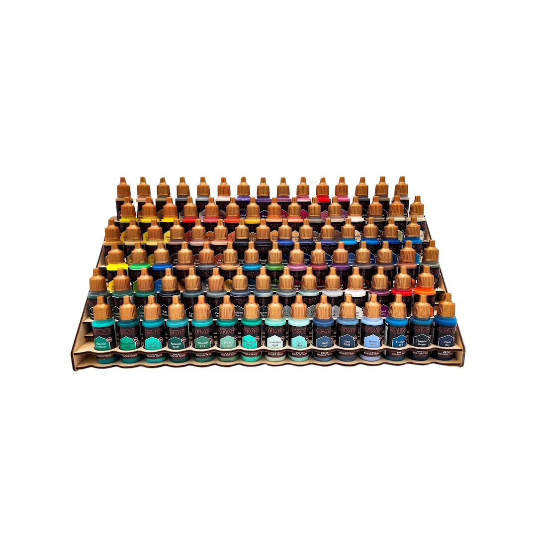 Low Pro Series 90-hole Paint Rack for Vallejo / Army Painter - Etsy