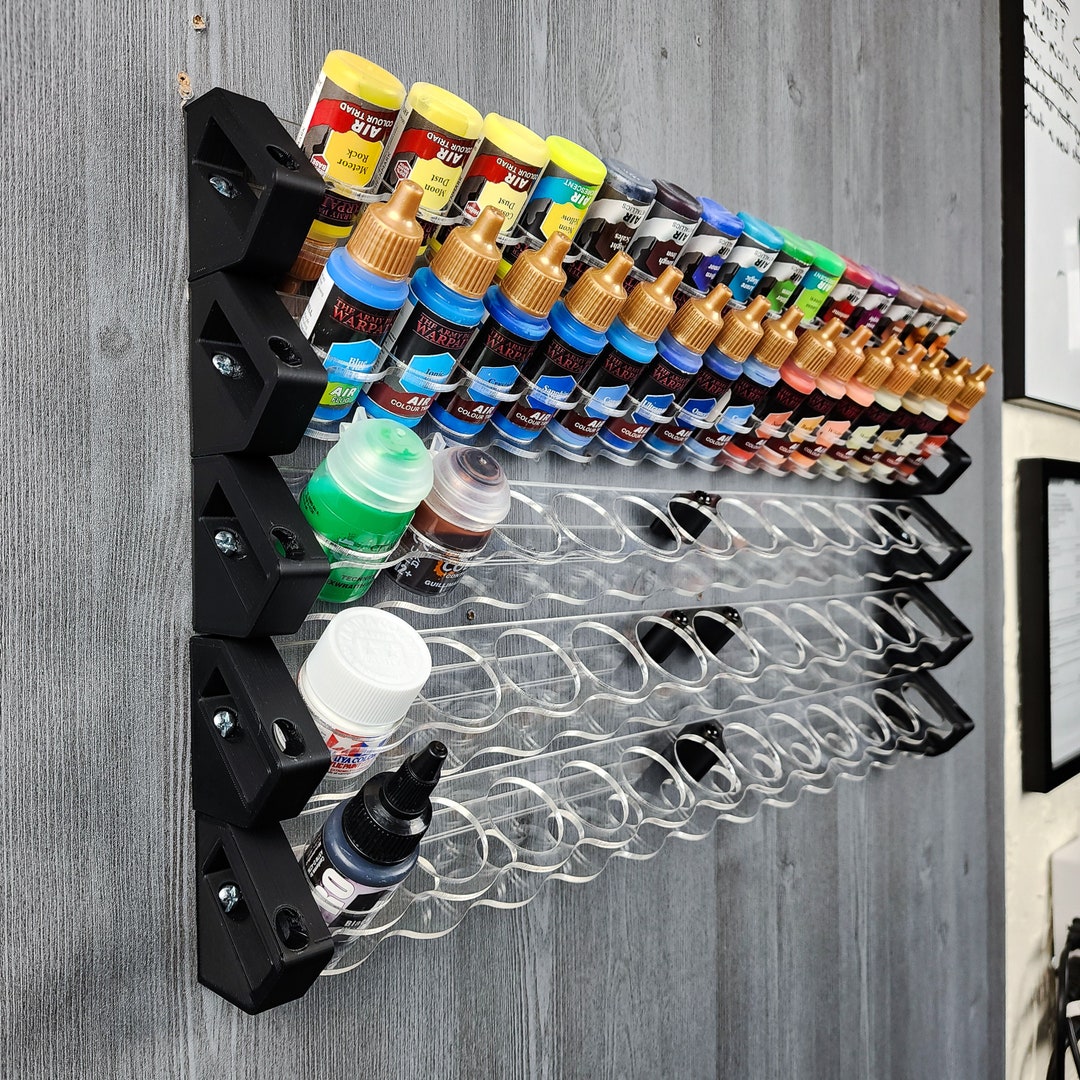 Acrylic Series Modular Paint Rack for Pro Acryl, Citadel, Army Painter ...