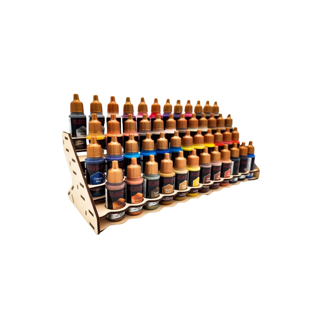 Low Pro Series 48-hole Paint Rack for Vallejo / Army Painter - Etsy