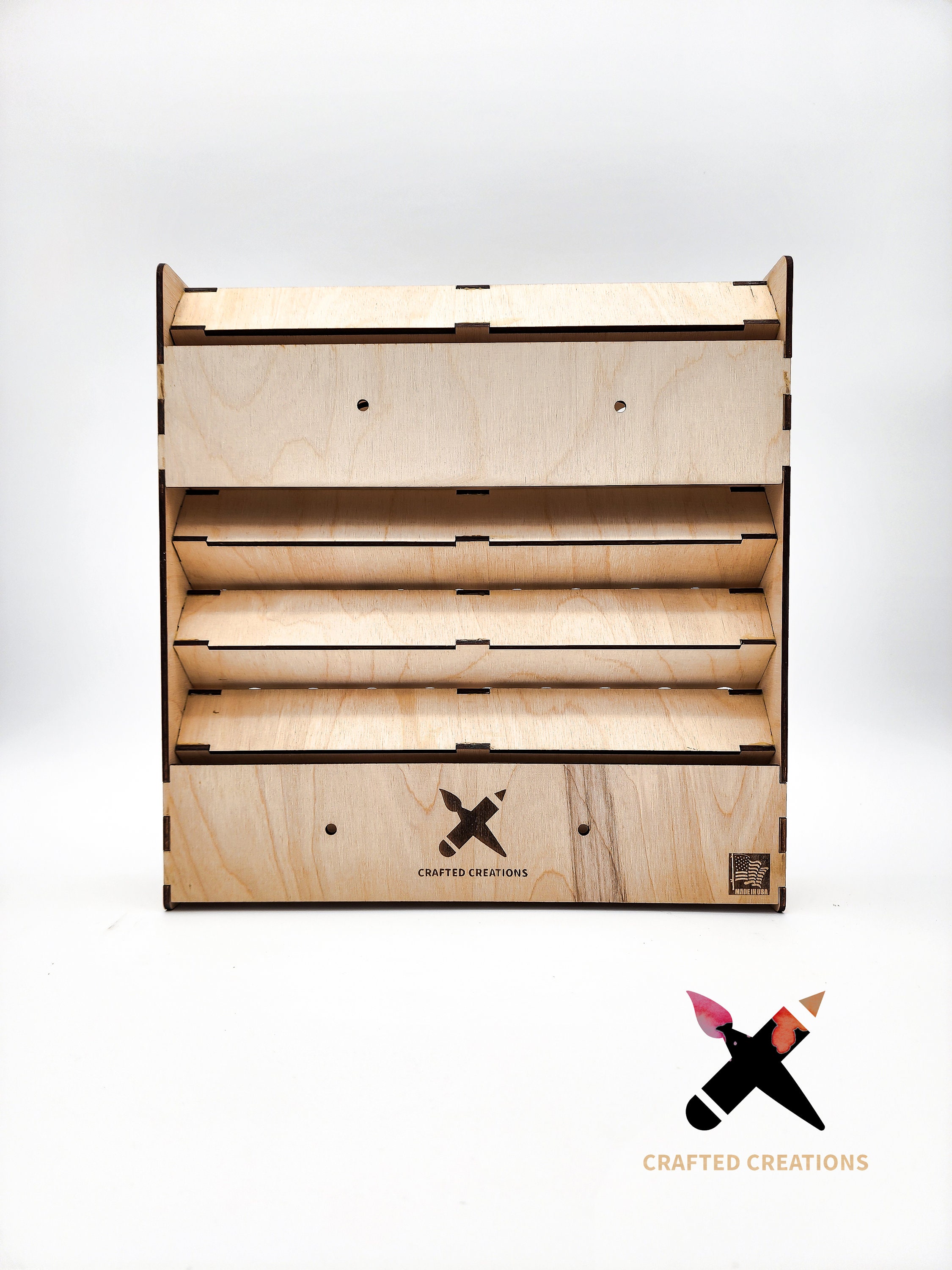 Wall Mount Series 54-hole Paint Rack for Vallejo / Army Painter - Etsy