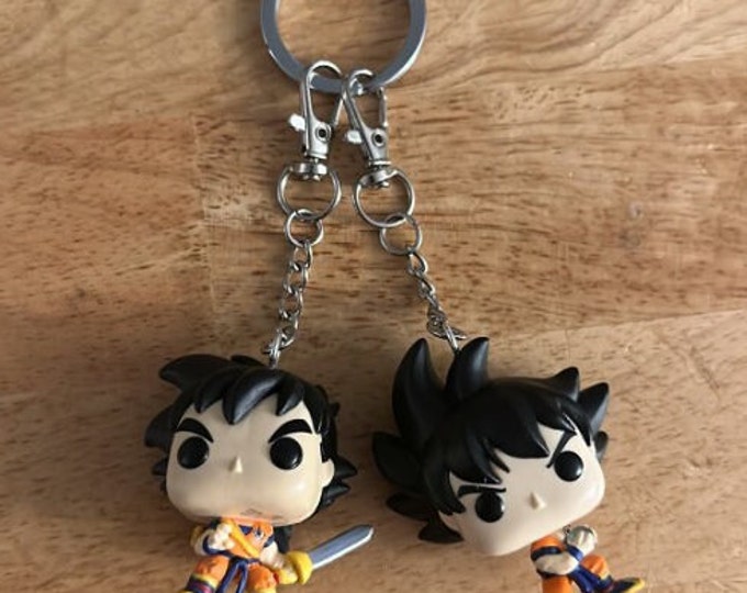 Gohan&goku Double Keychain/bag Charms: Made With Pocket Pops - Etsy
