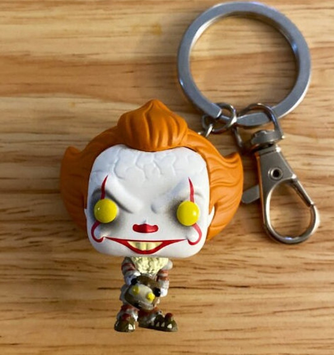 Handmade Pennywise With Beaver Hat Keychain: Made From Funko Pocket Pop ...