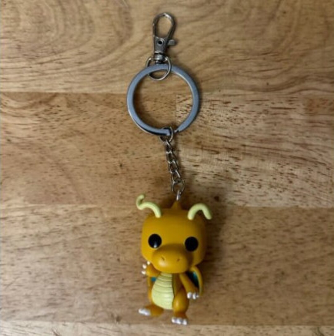 Handmade Dragonite Keychain: Made From Pocket Pop - Etsy