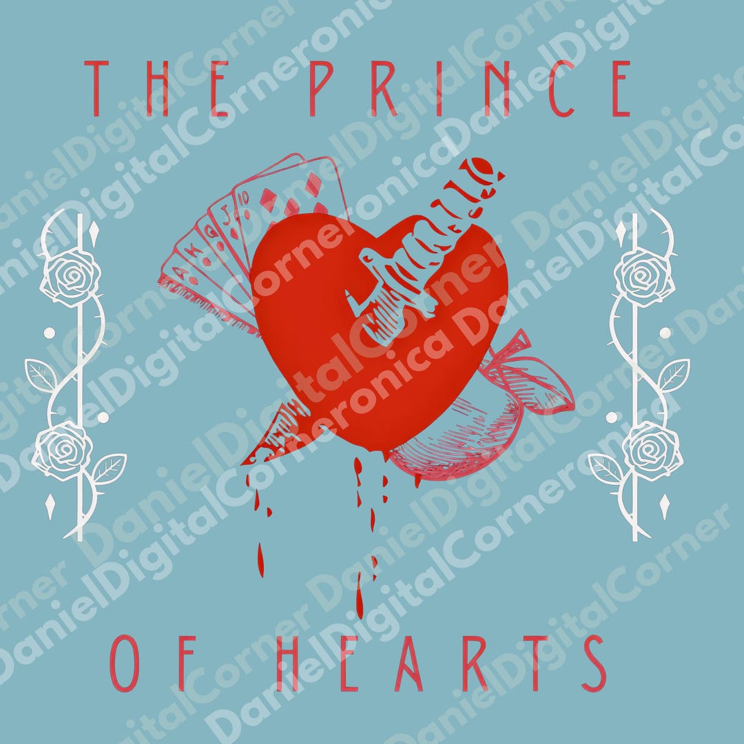 The Prince of Hearts PNG, Caraval Series Digital Design, Romantic Book ...