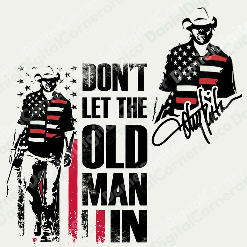 Dont Let the Old Man in Tshirts - Etsy