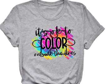 Color Outside Lines | Etsy