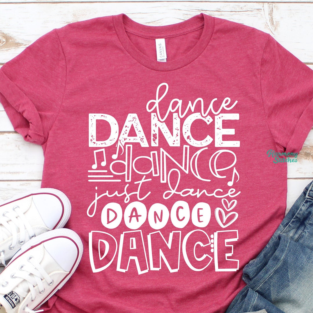 Just Dance Tshirt, Cute Ballet Dancer Shirt for Girls and Women ...