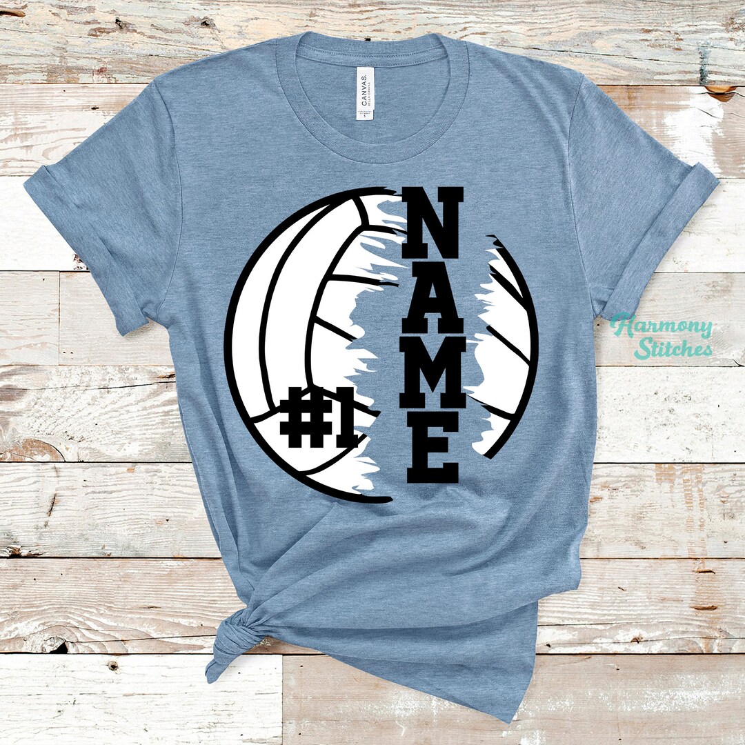 PERSONALIZED Volleyball Shirt for Girls, Boys, Kids, Youth, Cute ...