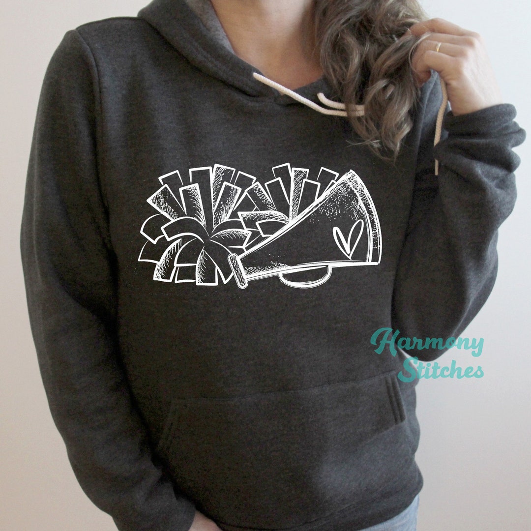 Cheer Hoodie or Sweatshirt, Cheerleading Sweater for Girls Kids Youth ...