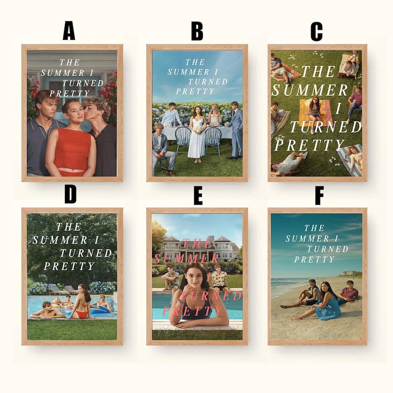 Summer I Turned Pretty Posters - Etsy