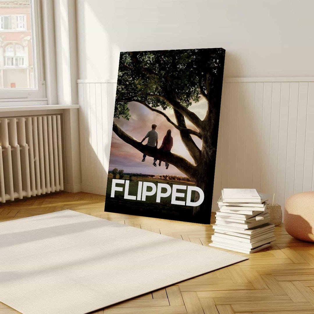 Flipped Movie Posters, Wrapped Poster, Wall Art, Room Decoration, Retro ...