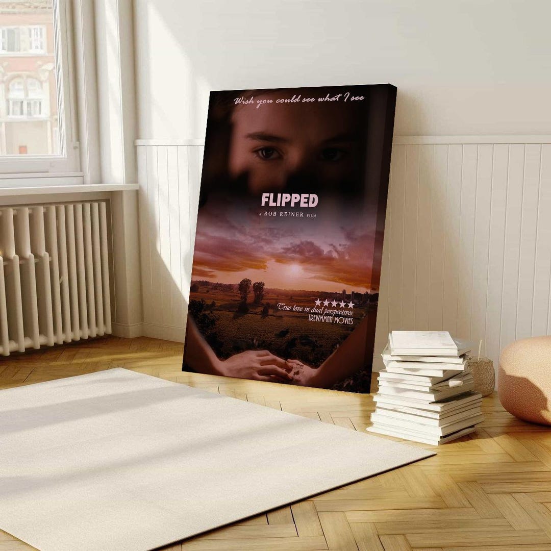 Flipped (2010) Movie Posters, Wrapped Poster, Wall Art, Room Decoration ...