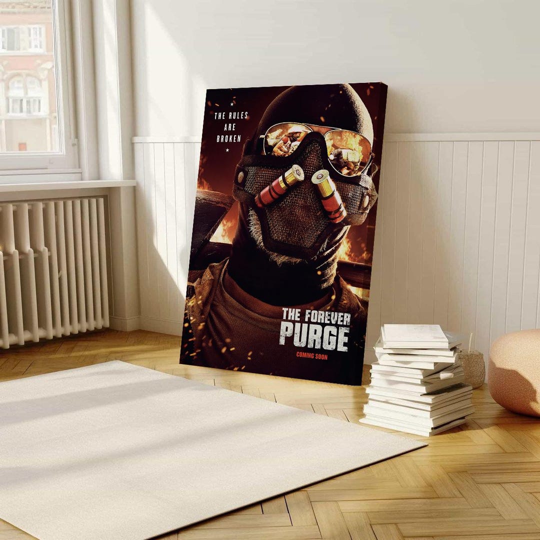 The Forever Purge Movie Posters, Wrapped Poster, Wall Art, Room ...