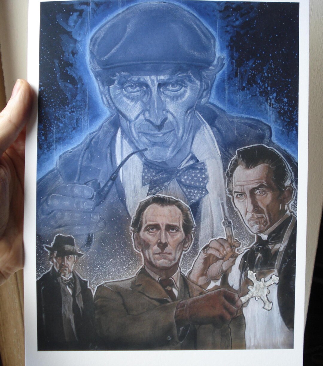A4 Art Print of Peter Cushing (frankenstein/from Beyond the Grave ...