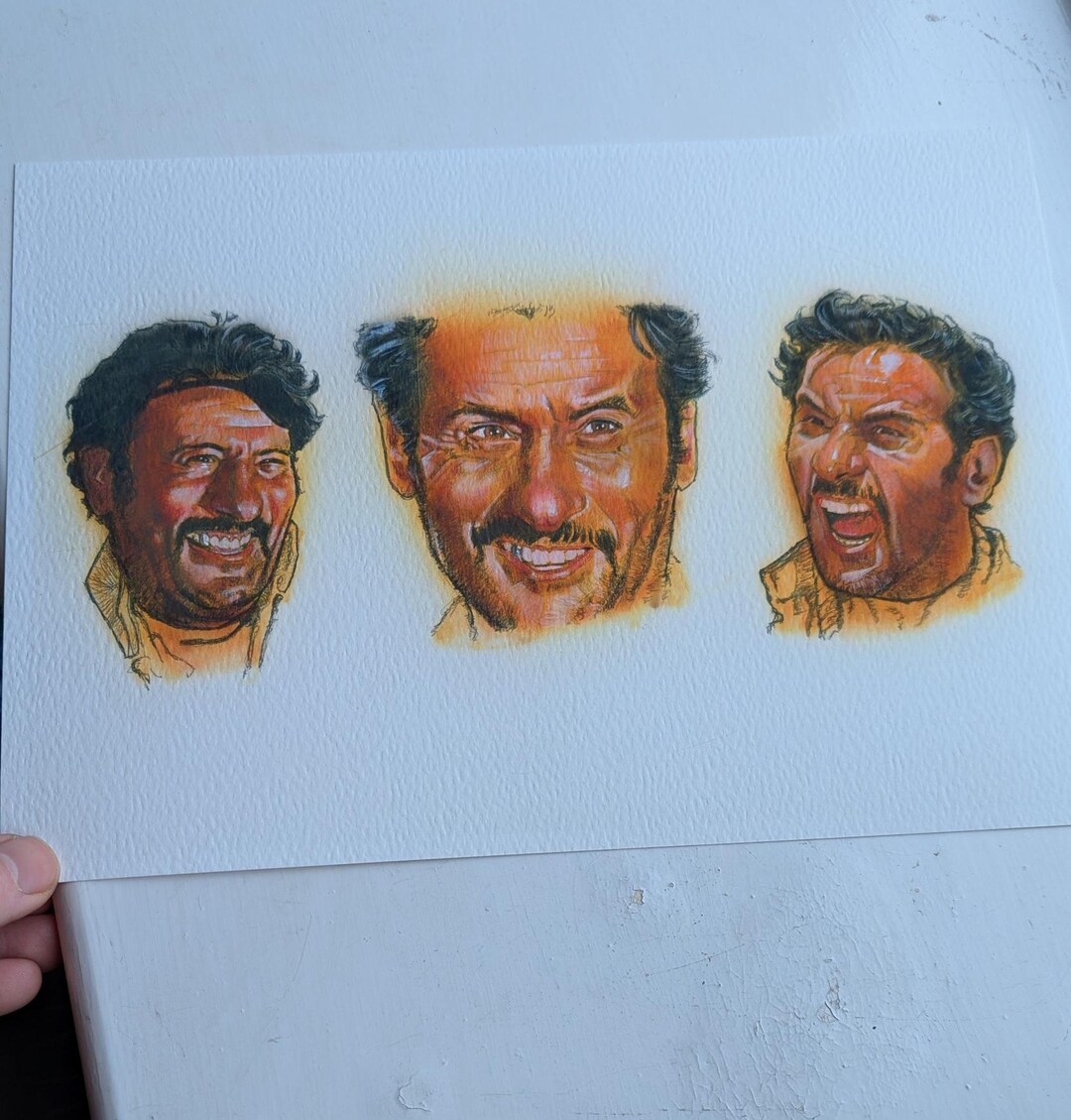 A4 Art Print of Eli Wallach as Tuco (the Good, the Bad and the Ugly) - Etsy