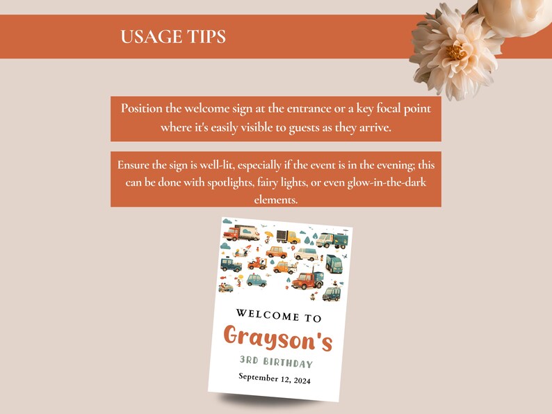 Editable Transportation Welcome Sign Vehicle Party Sign Transportation ...