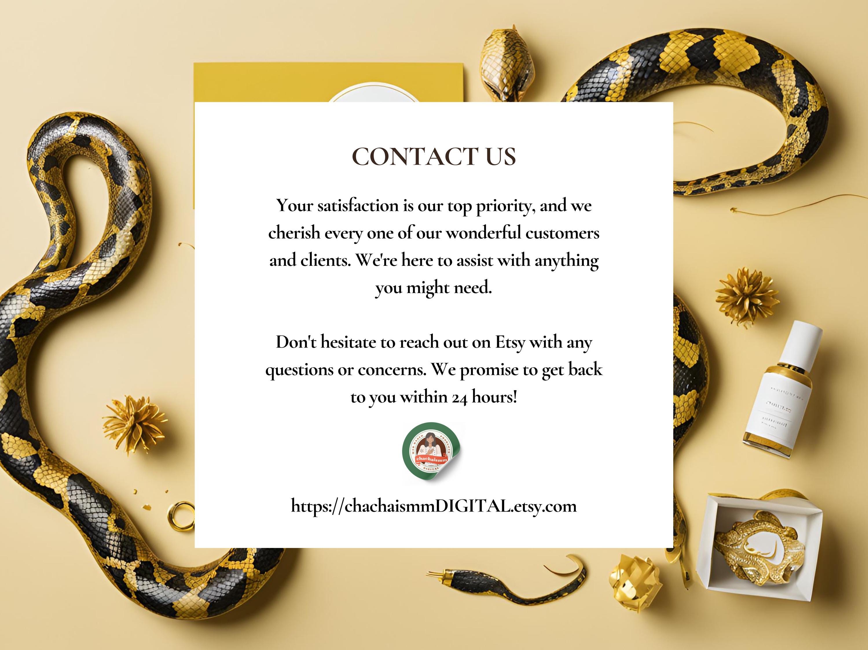 Editable Snake New Year Invite Snake New Year Invitation 2025 Snake ...