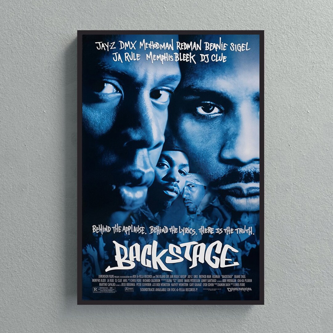 Backstage Movie Poster Wall Art for Living Room and Bedroom No Frame ...