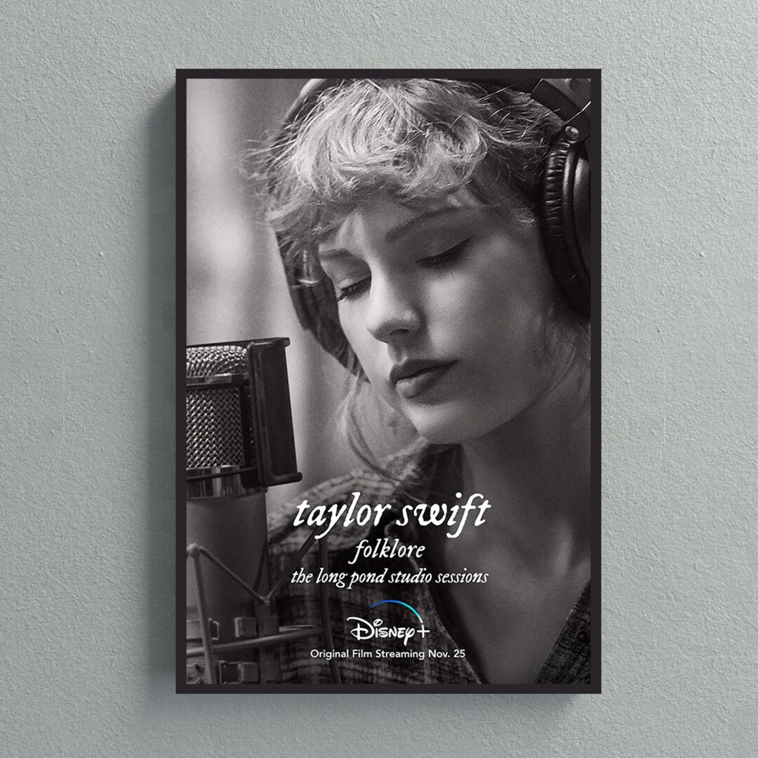 Taylor Swift's Folklore the Long Pond Studio Sessions Poster, Wall Art ...