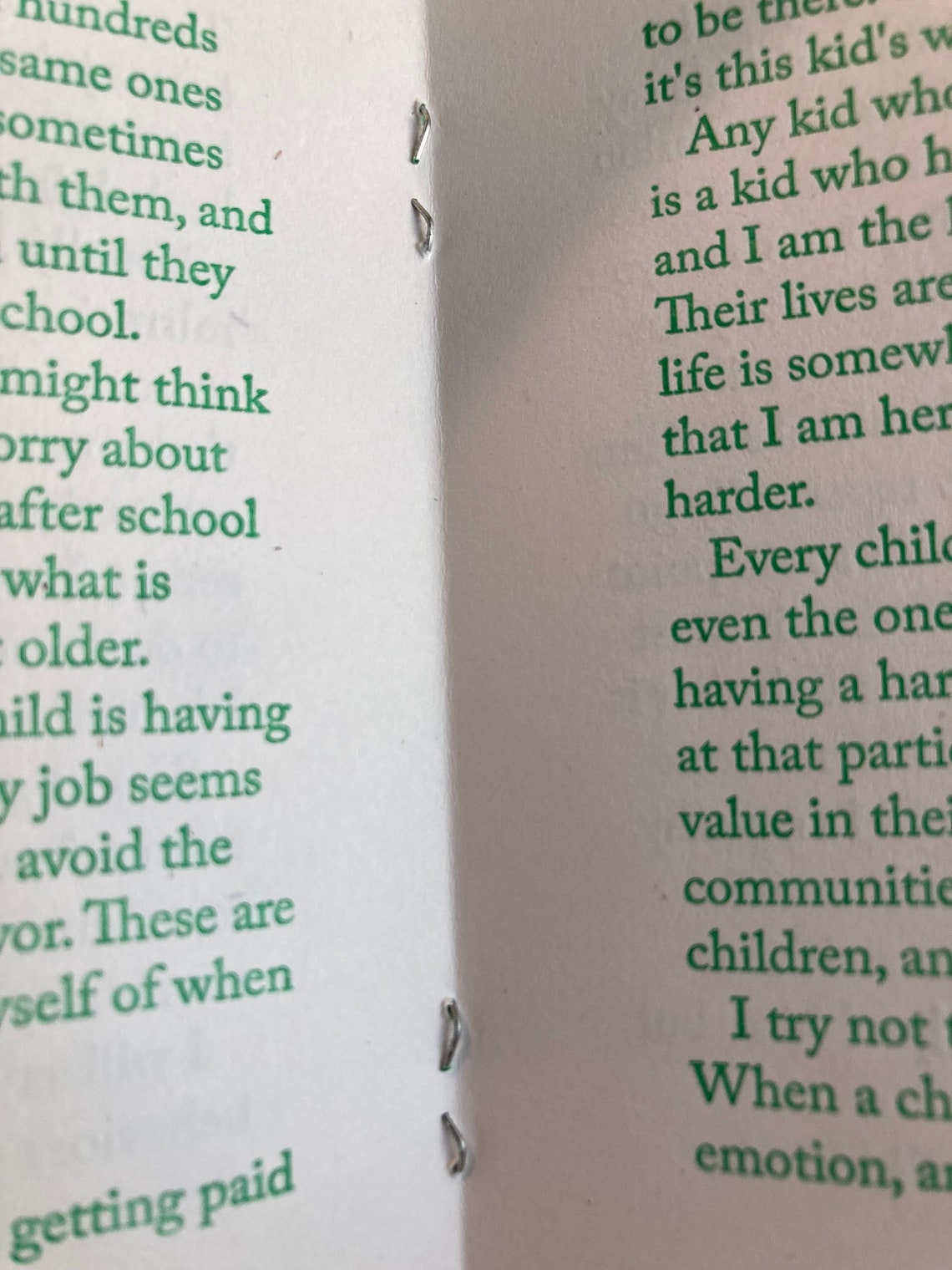Green Letterpress Teaching Zine - Etsy