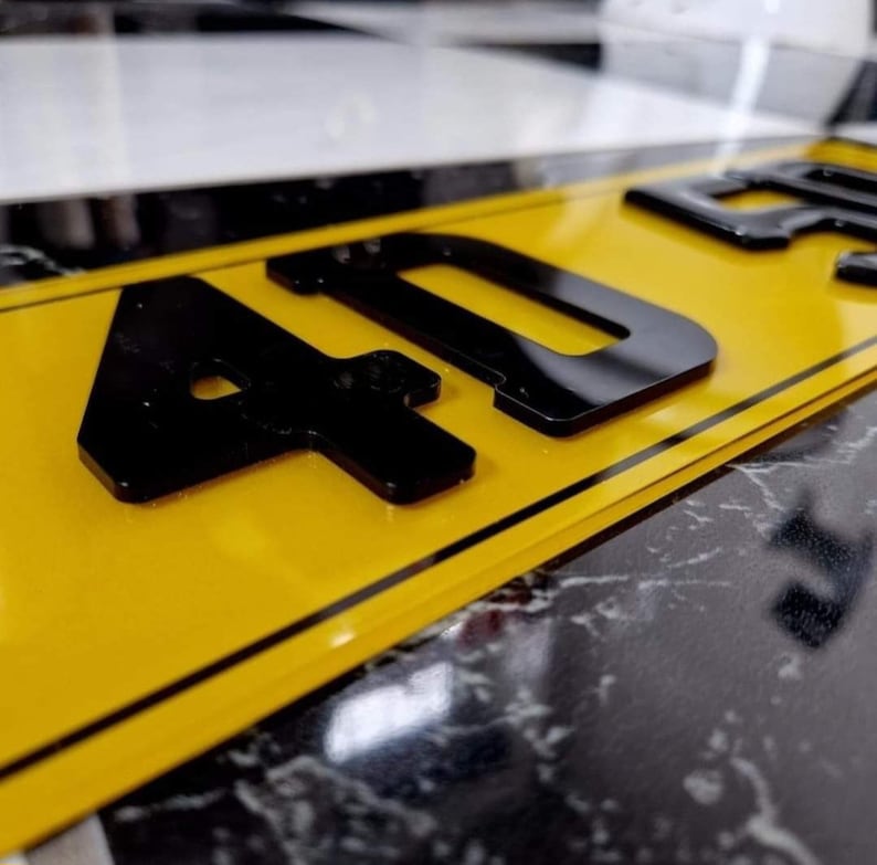 UK Road Legal Registration Number Plate DVLA Registered Seller Front ...