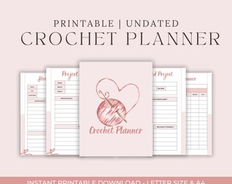 Crocheting Business Kit Printable Crochet Patterns Organizer Yarn ...