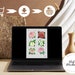 Digital Floral Stickers PNG and PDF, Printable Floral Stickers, Print ...