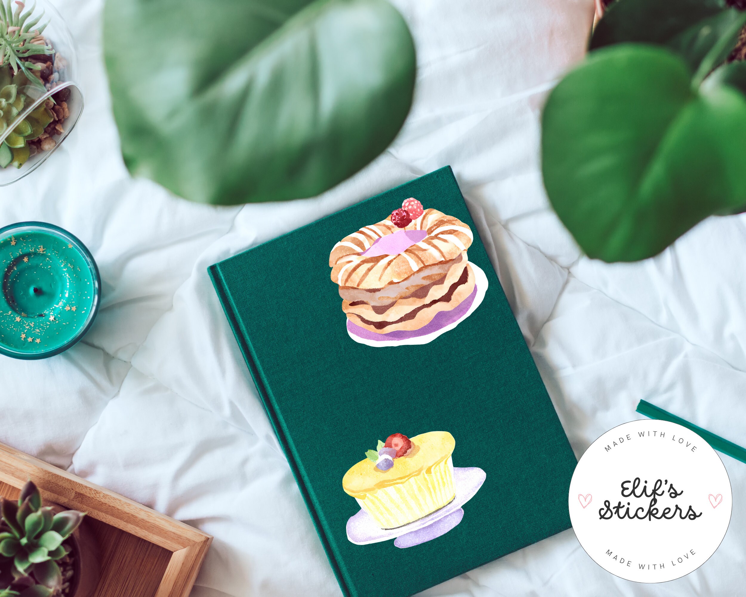 Digital French Food PNG and PDF, Printable French Food Stickers, Print ...