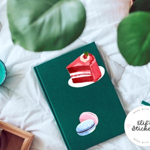 Digital Dessert PNG, PDF and SVG, Printable Dessert Stickers, Print and ...